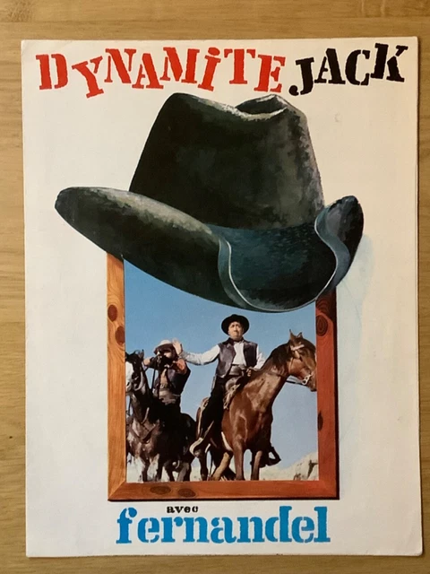 DOSSIER DE PRESSE » DYNAMITE JACK » 1960-FERNANDEL- Lucien RAINBOURG- A. CORRI » EUR 9,99 ...